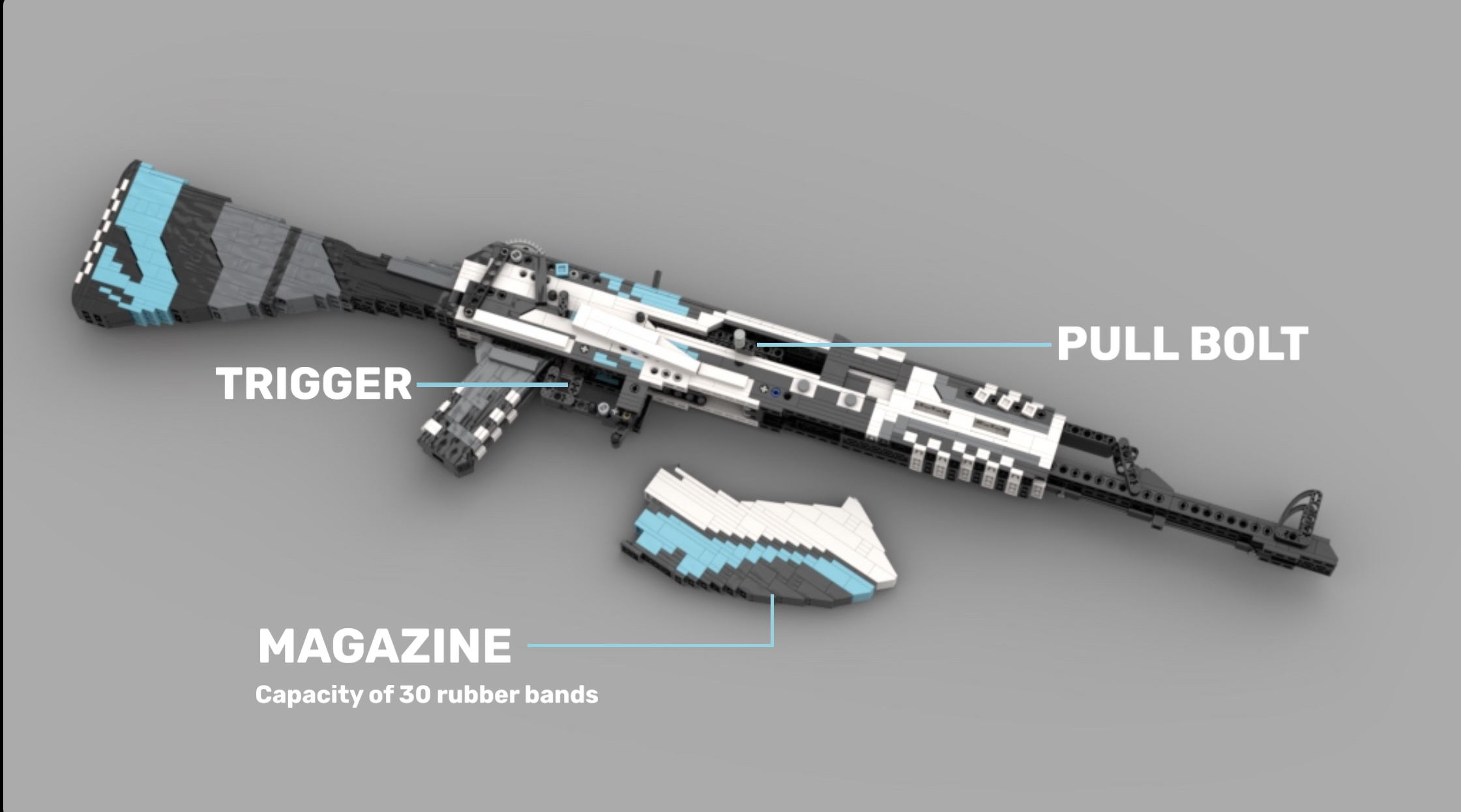 AK-47 Vulcan [PDF] – BEST LEGO GUNS INSTRUCTIONS & TUTORIALS